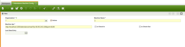Attendance Machine Configuration - InfiniteERP Wiki